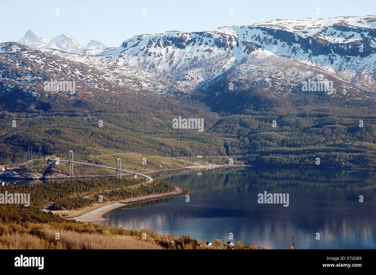 Tjeldsund bridge hi-res stock photography and images - Alamy