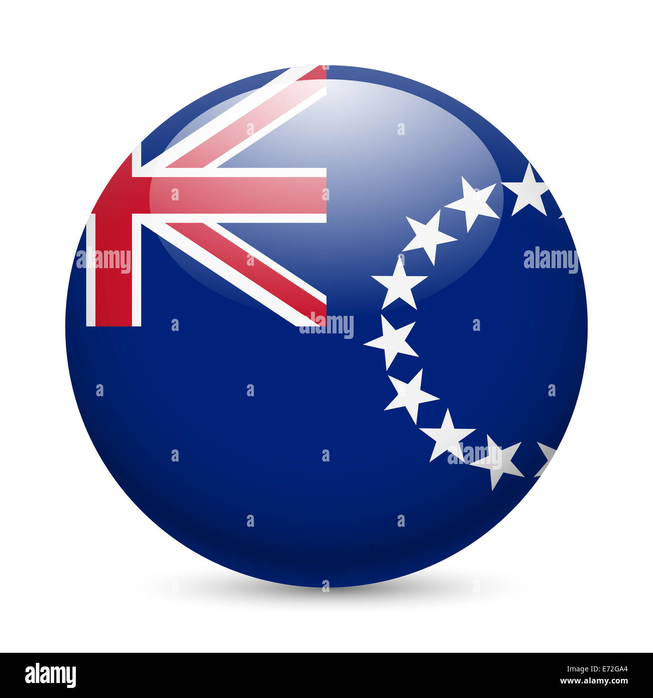 Cook island flag hi-res stock photography and images - Alamy