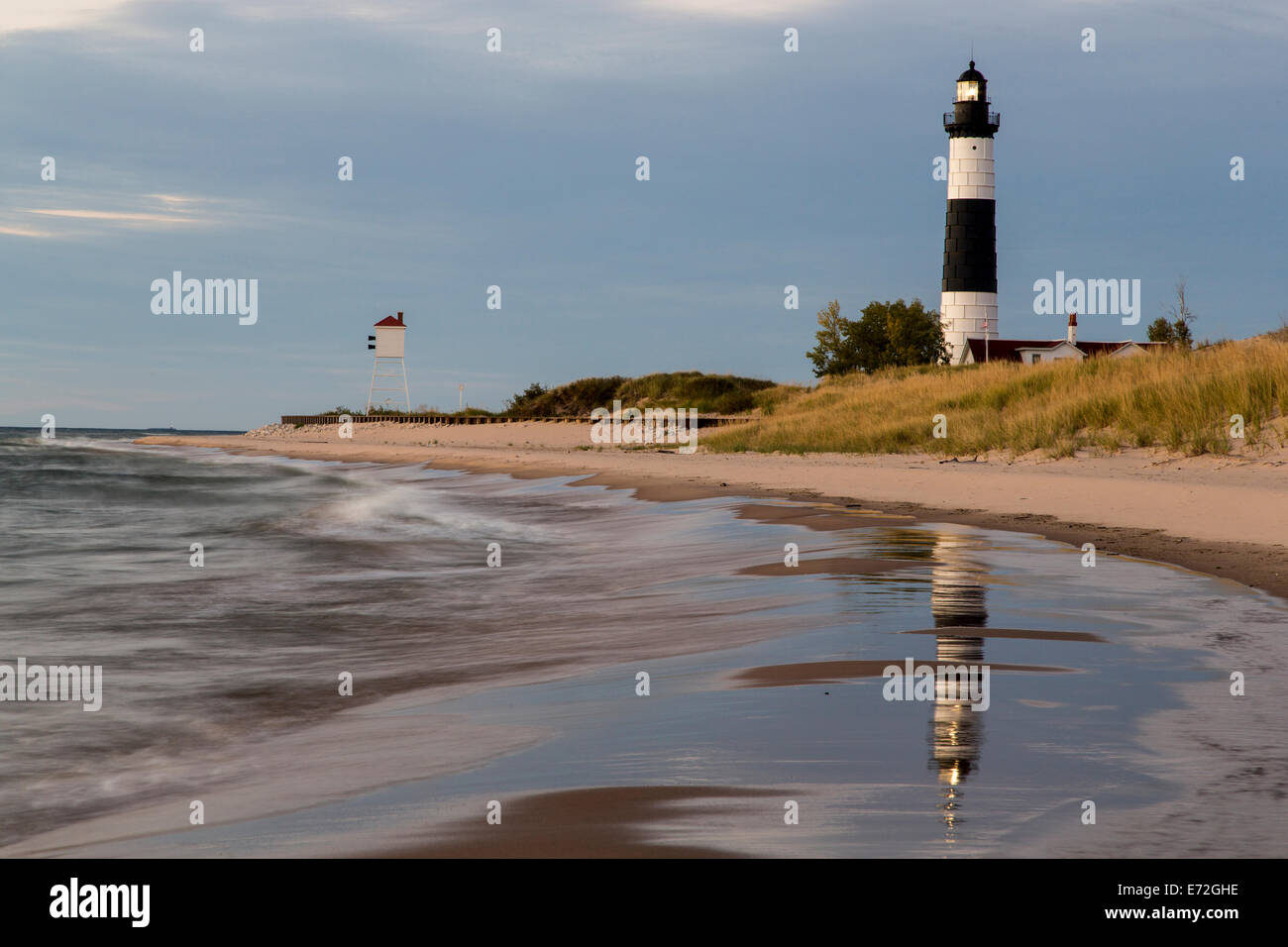 Big Sable Point Lighthouse on Lake Michigan at Ludington State Park ...