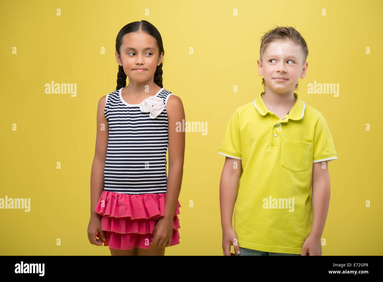 Boy and girl Stock Photo - Alamy