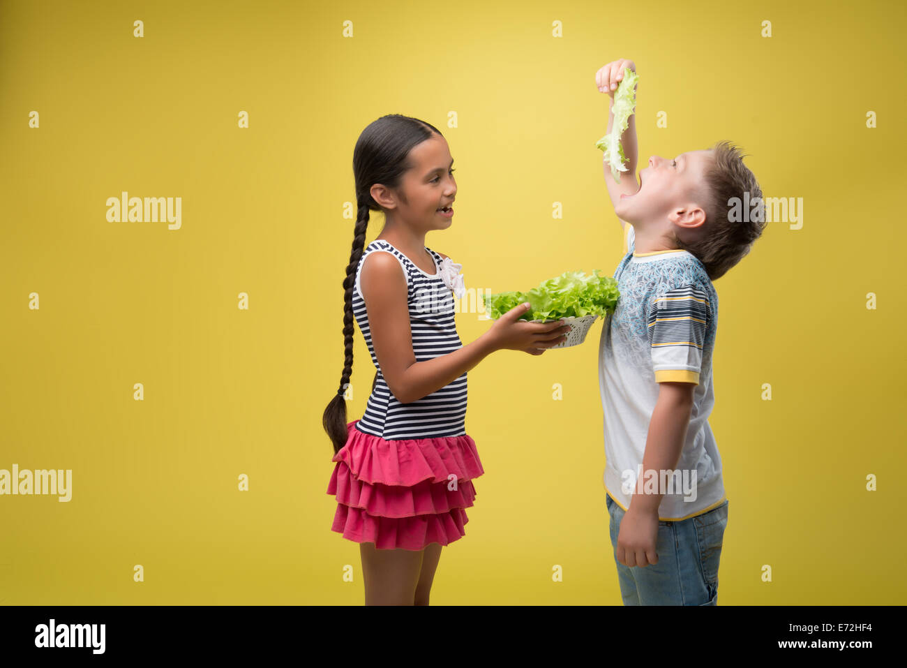 Boy and girl Stock Photo - Alamy