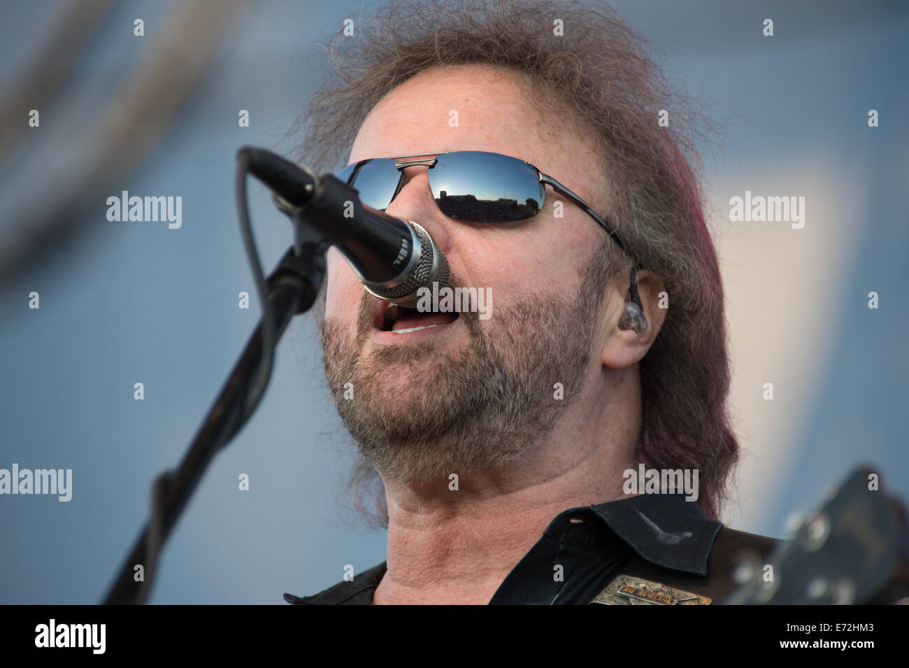 LINCOLN, CA - August 09: Don Barnes of 38 Special performs at Thunder ...