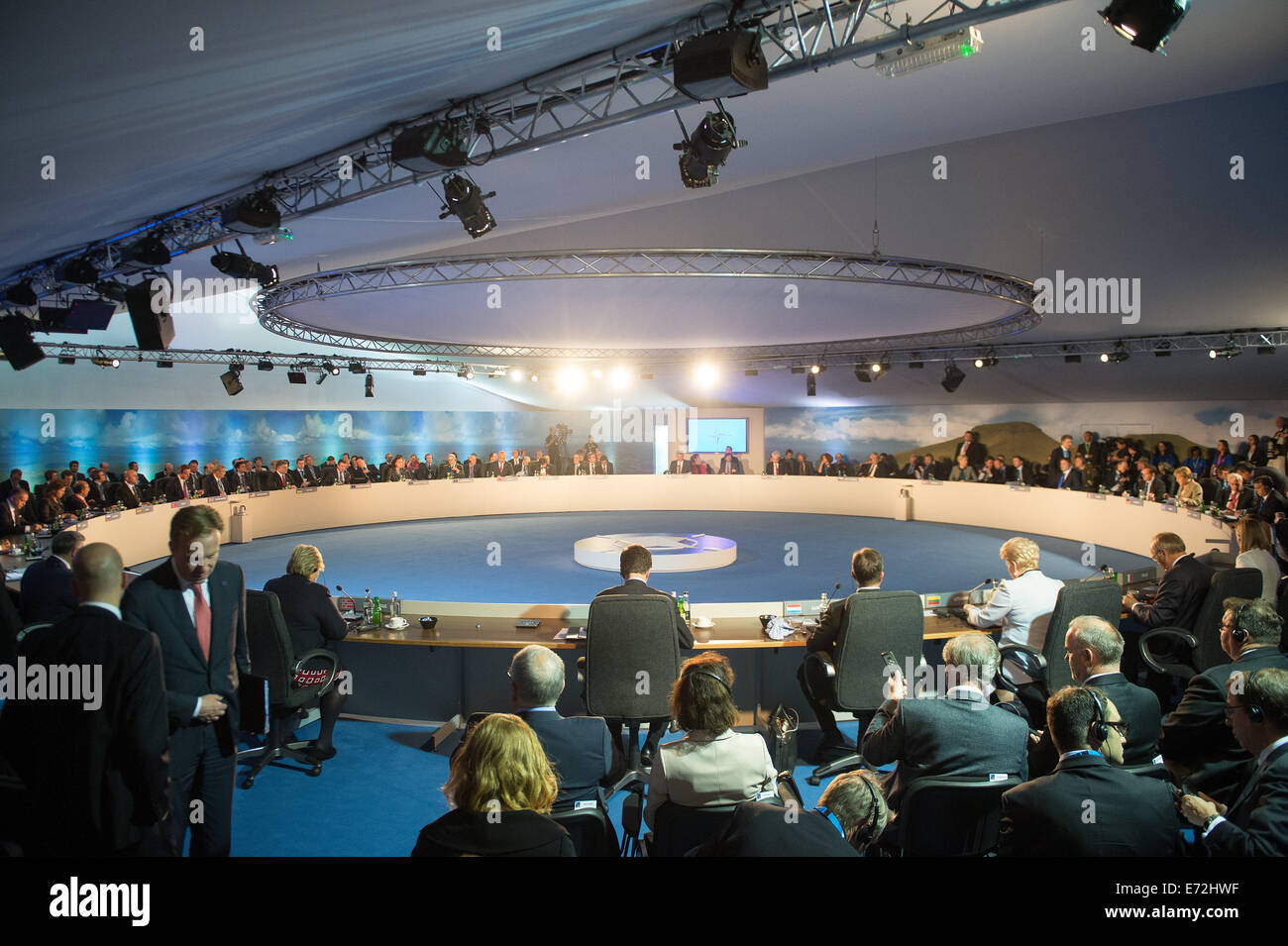 Newport, South Wales. 4th Sep, 2014. The NATO-Ukraine Commission meets ...