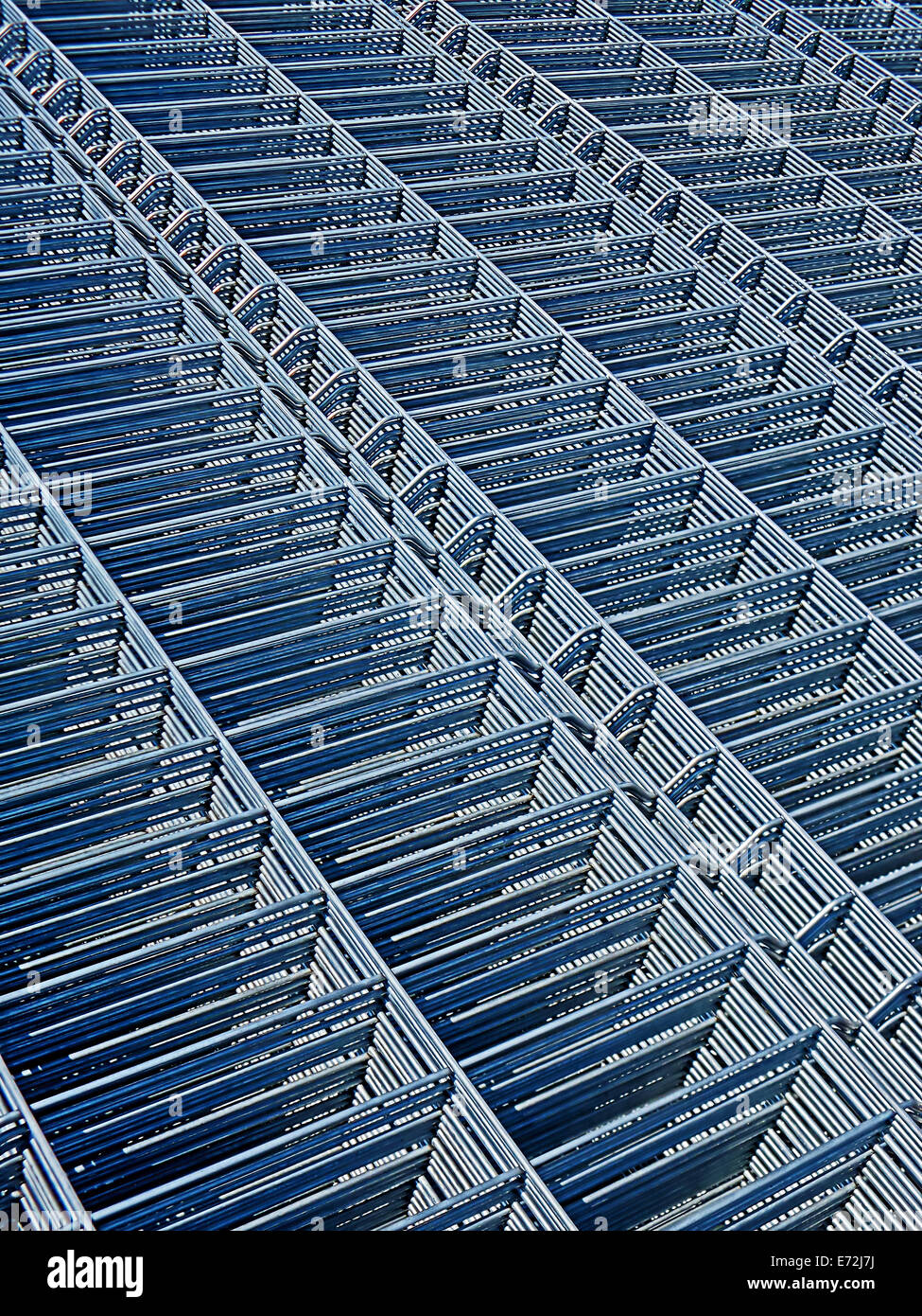 Structure of iron stored for use in construction Stock Photo - Alamy