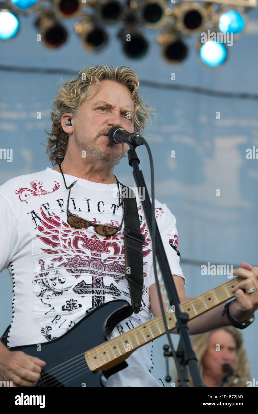 LINCOLN, CA - August 09: Danny Chauncey of 38 Special performs at ...