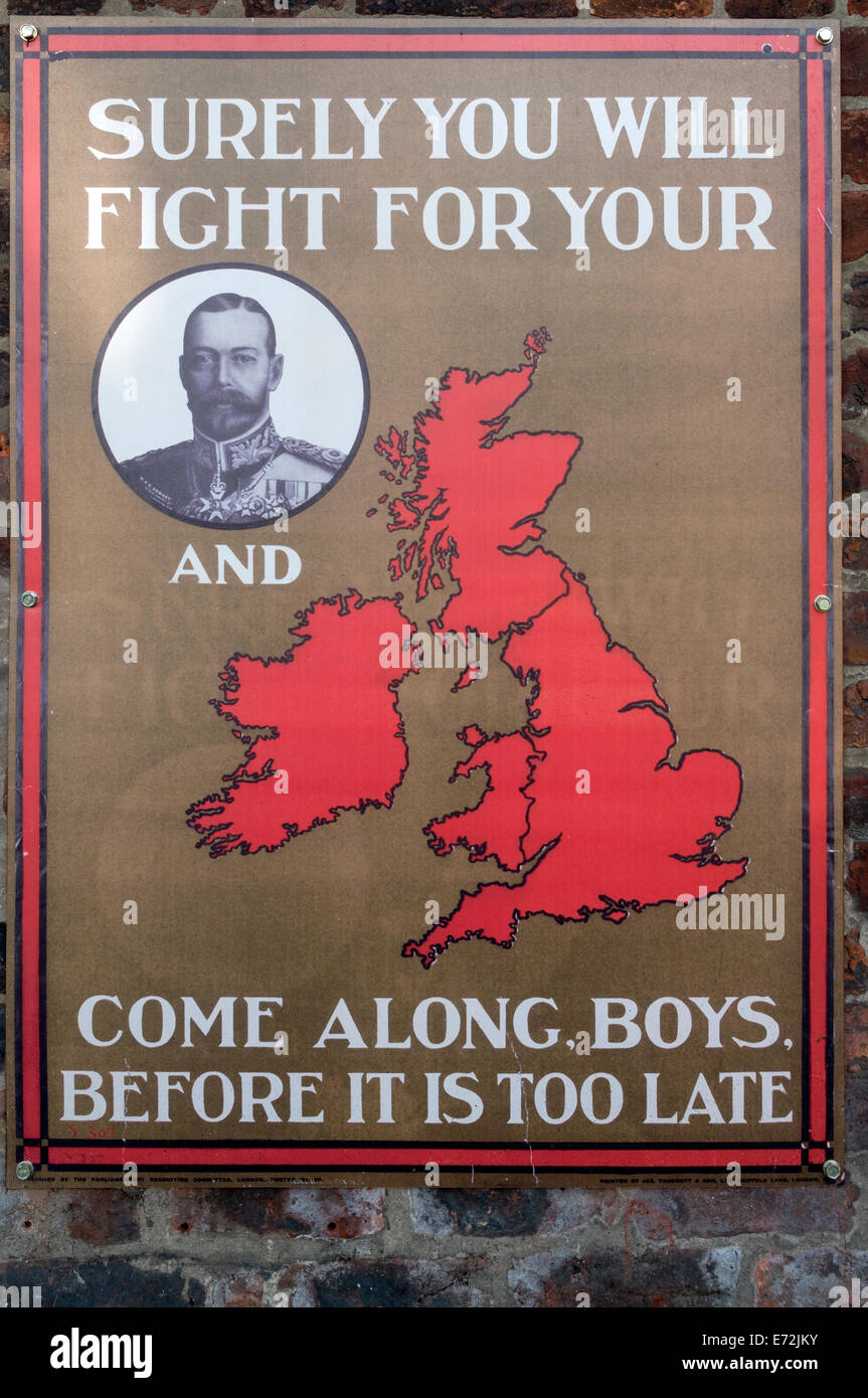 Recruitment poster war uk hi-res stock photography and images - Alamy