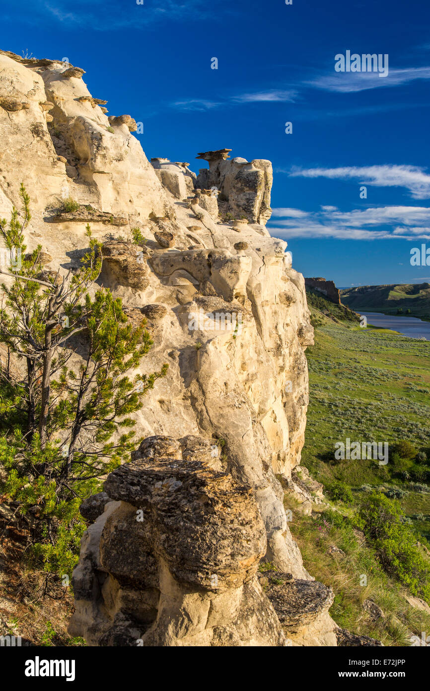 The White Cliffs of the Missouri River at the Upper Missouri River ...