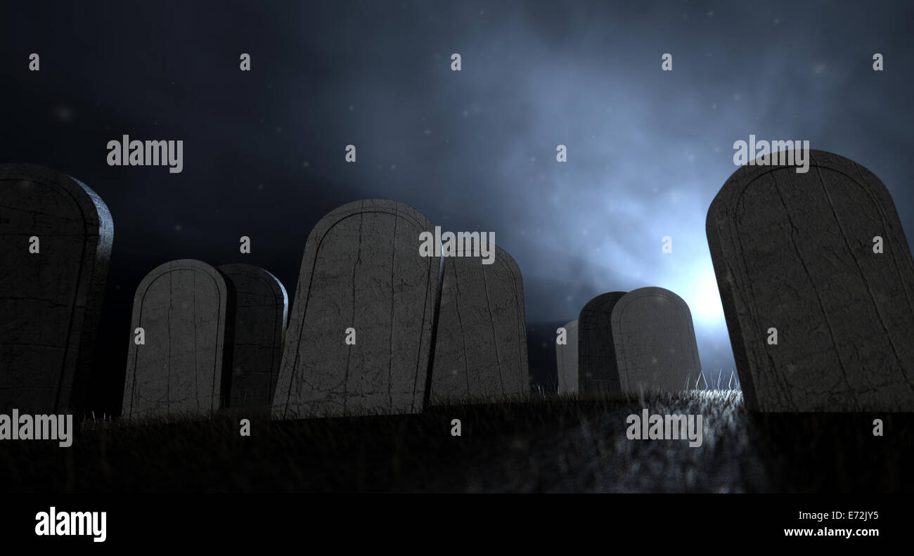 Graveyard At Night Real