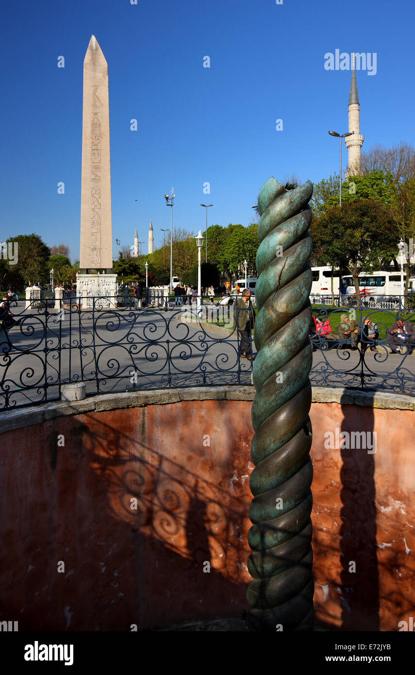 The Serpent Column, Hippodrome of Constantinople, Istanbul, Marmara ...