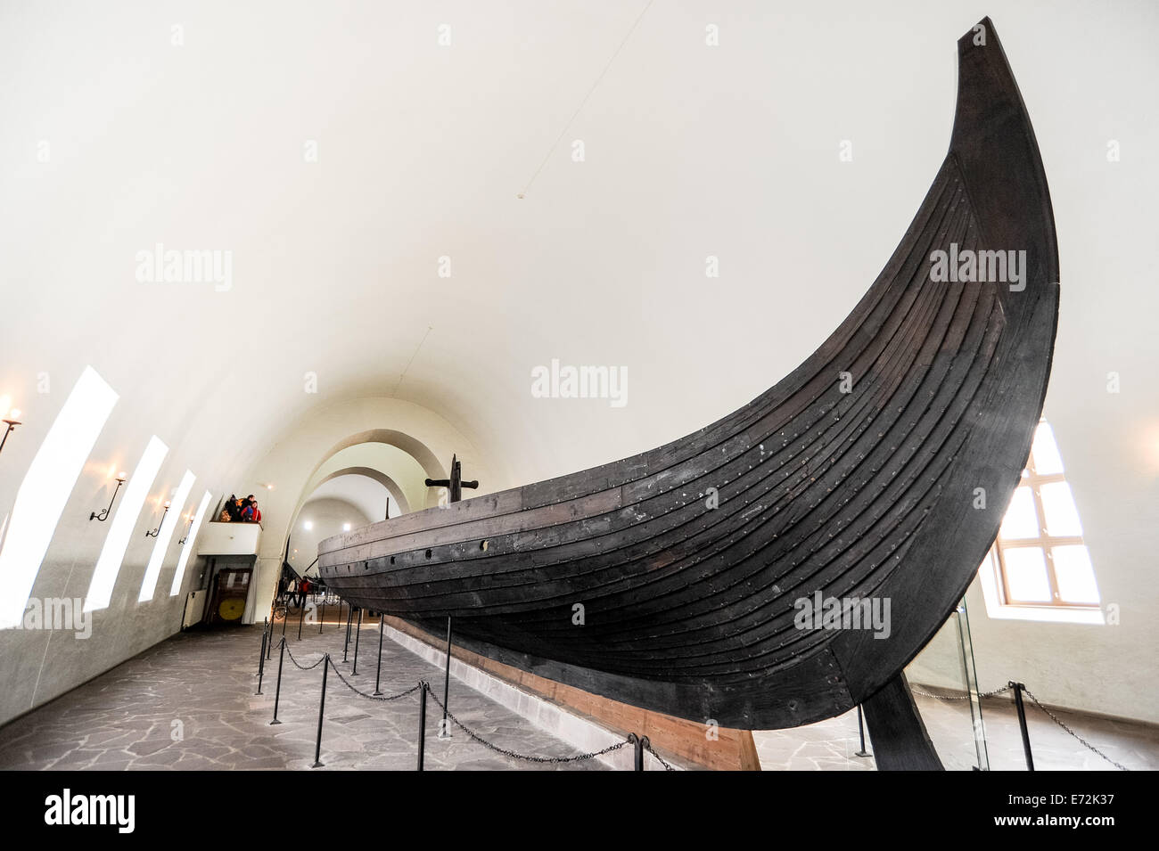 Norway, Oslo, Bygdøy. The Gokstad Ship at the Viking ship museum Stock ...
