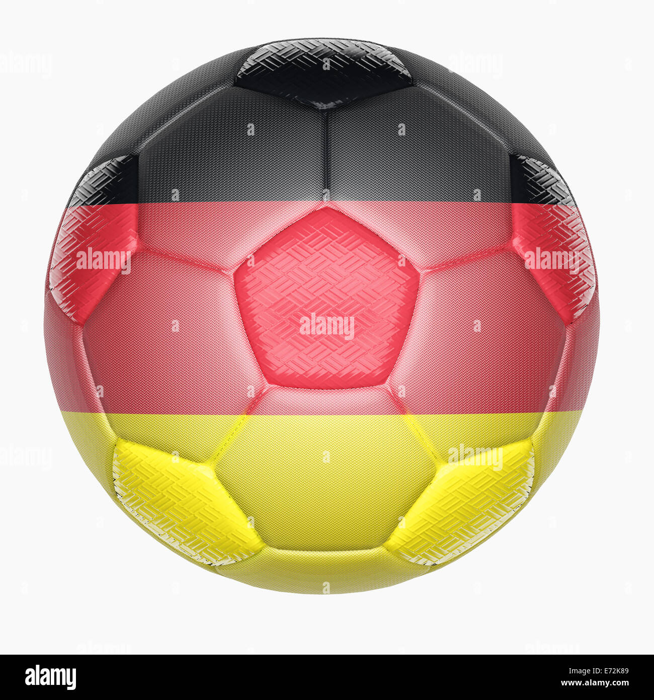 Soccer ball mapping with Germany flag Stock Photo - Alamy