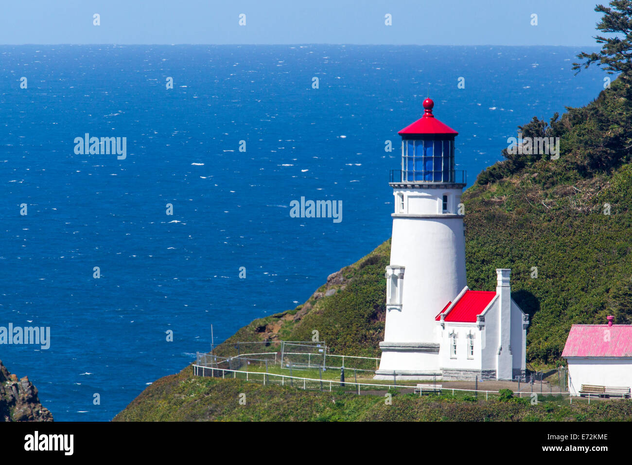 The Heceta Head lighthouse near Florence, Oregon, USA Stock Photo - Alamy