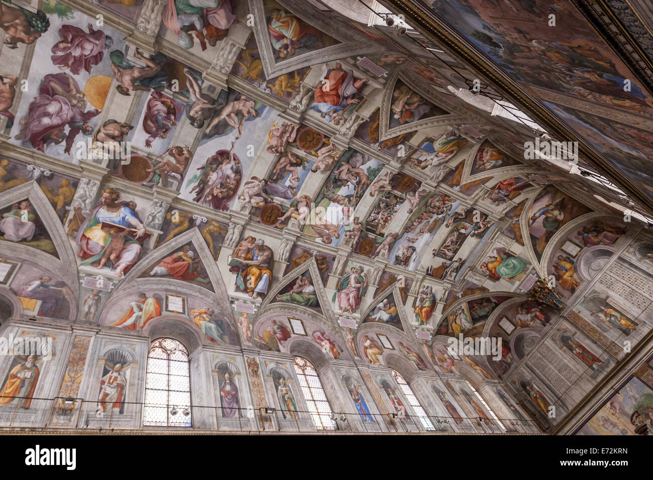 The Sistine Chapel ceiling Stock Photo - Alamy