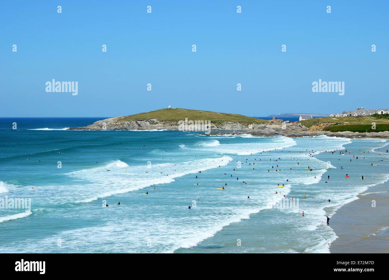 fistral beach, newquay, cornwall, uk Stock Photo - Alamy