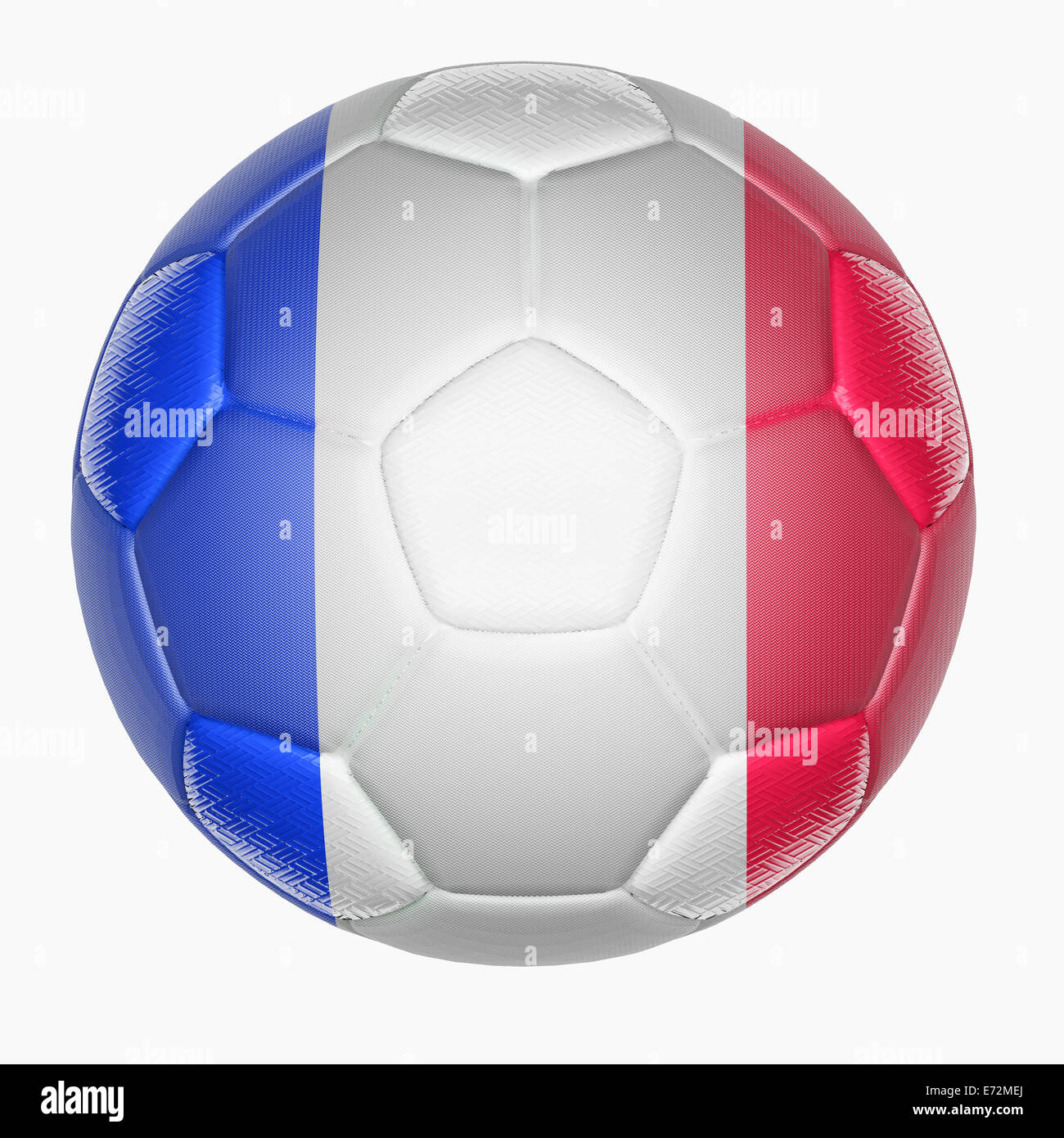 Soccer ball mapping with France flag Stock Photo - Alamy