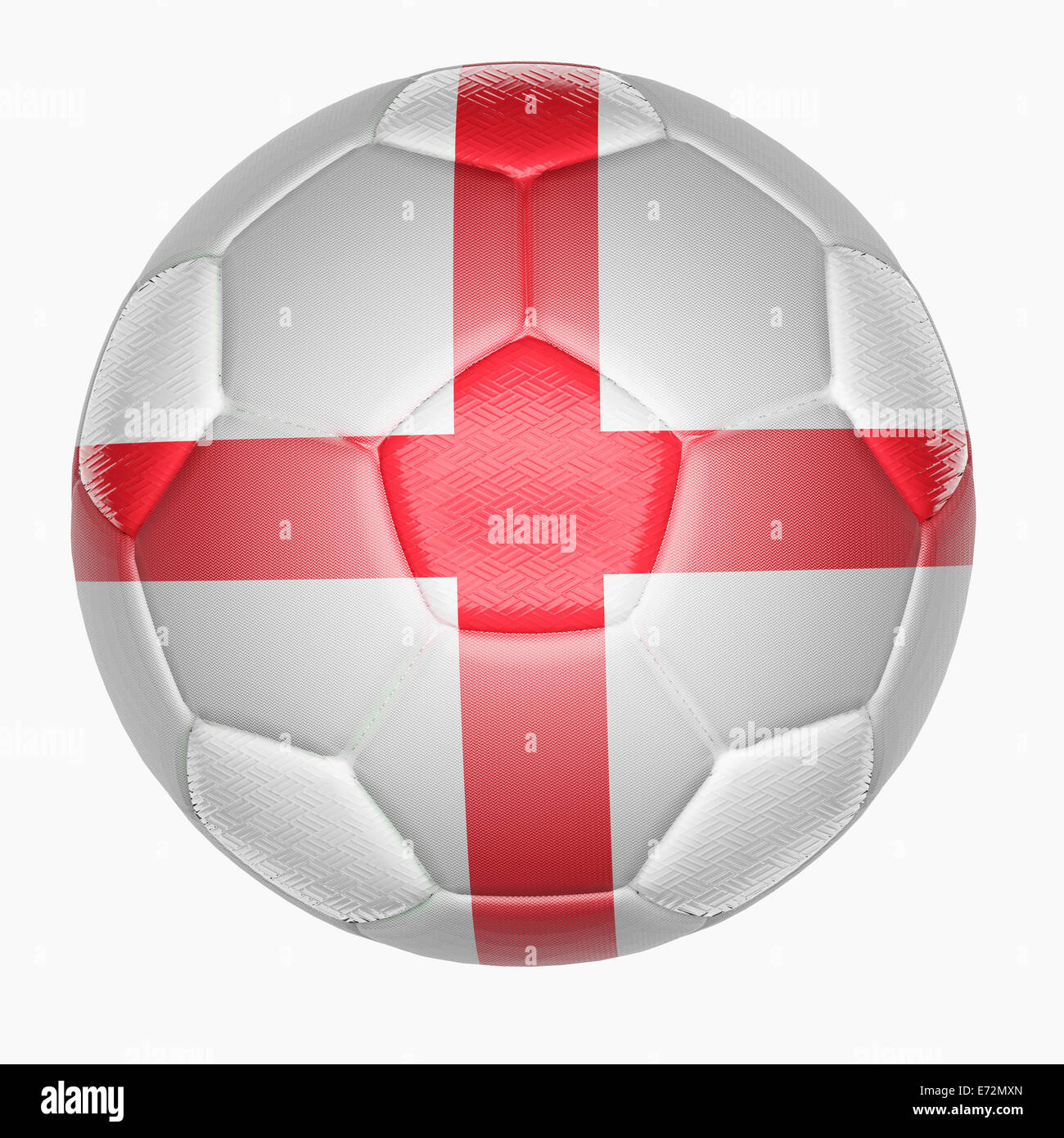 Soccer ball mapping with England flag Stock Photo - Alamy