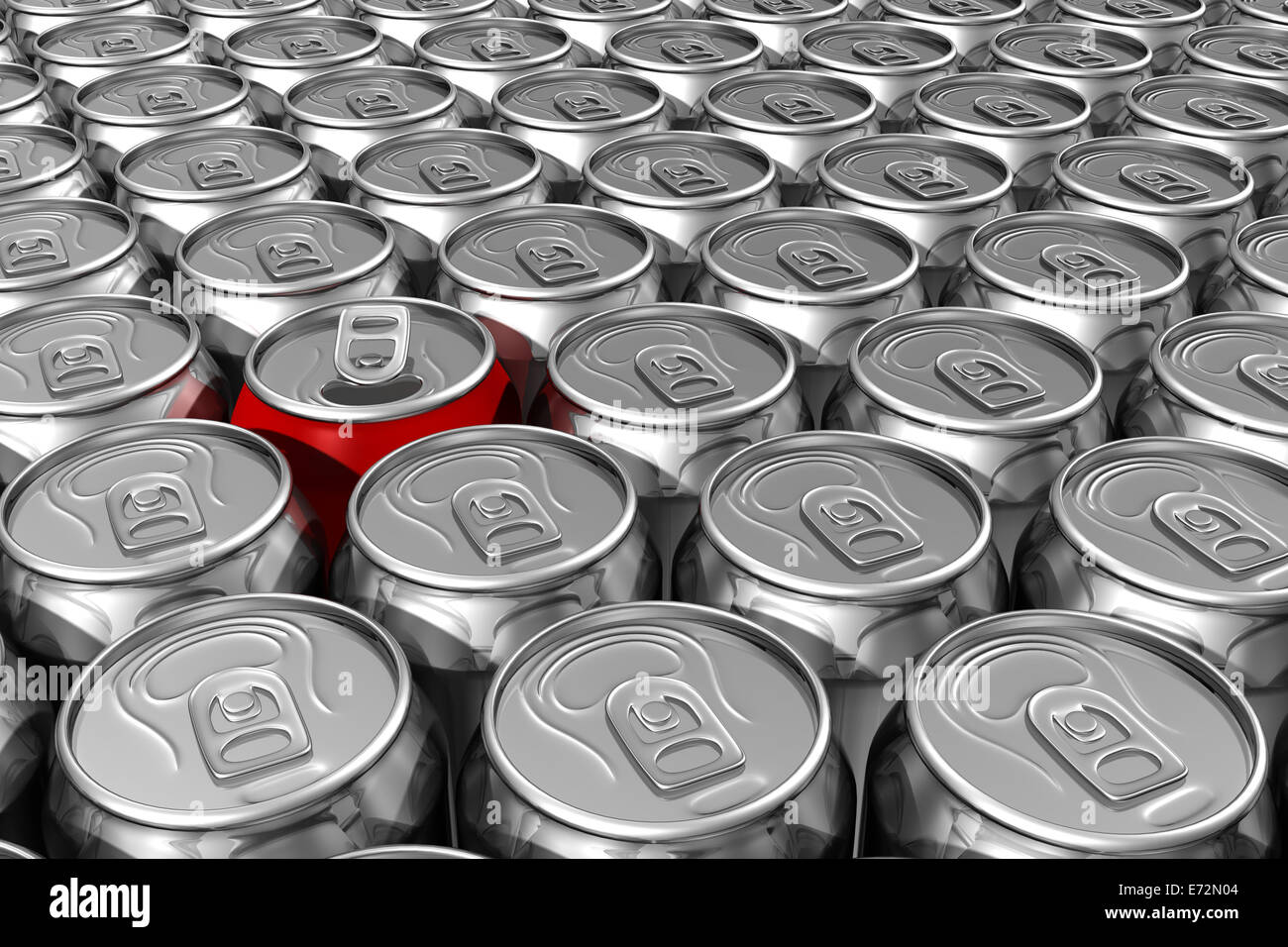 Tin cans soda beer stand hi-res stock photography and images - Alamy