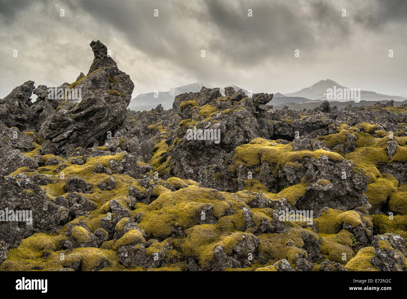 Dramatic rocky and volcanic landscape in Iceland Stock Photo - Alamy