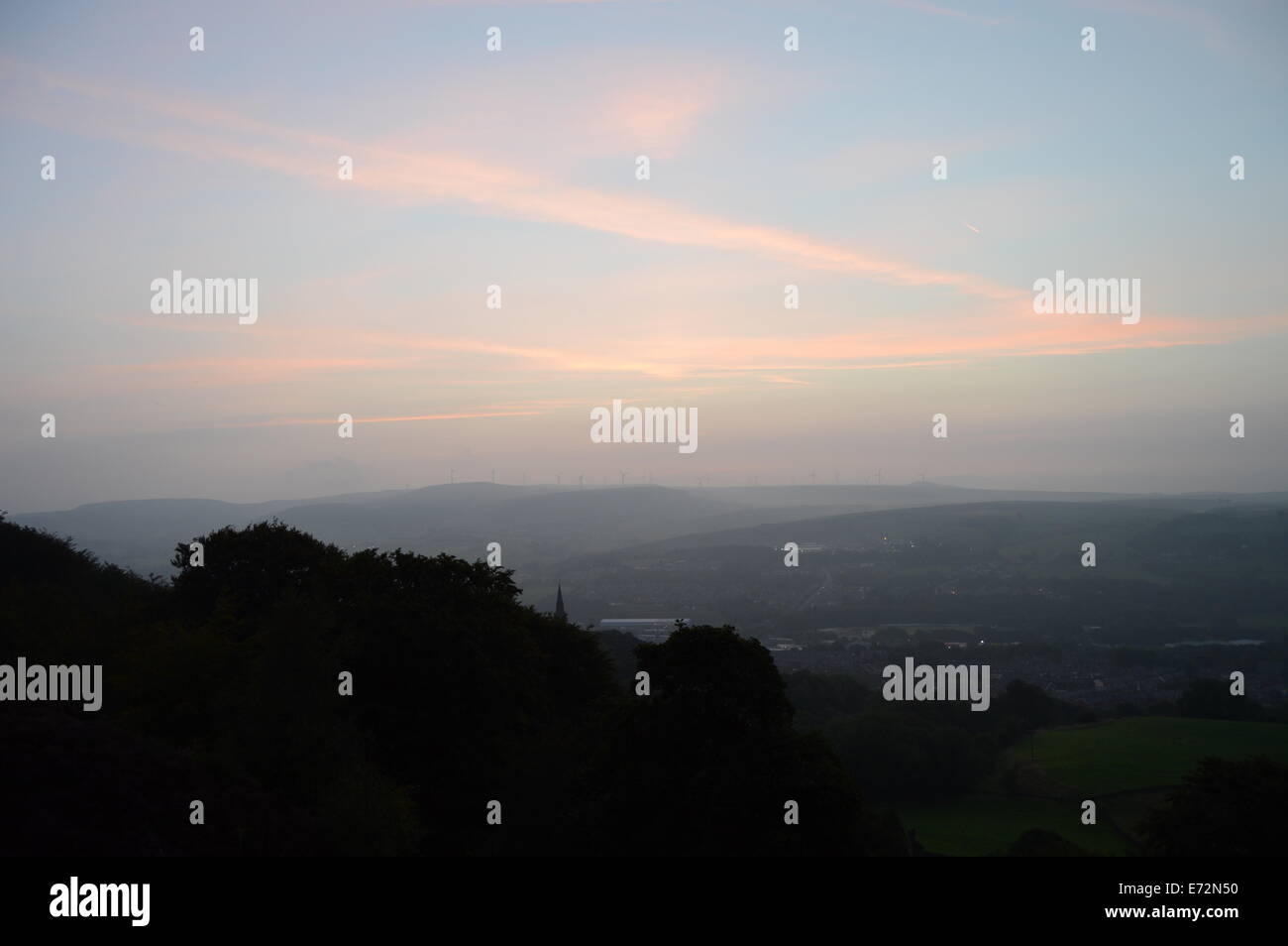 Colorful sky before sunrise Stock Photo - Alamy