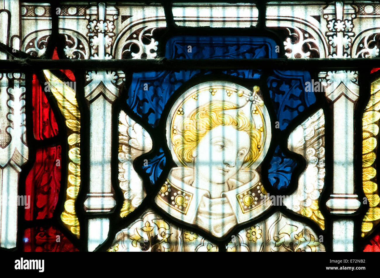 Christian Religious art stained glass Stock Photo - Alamy