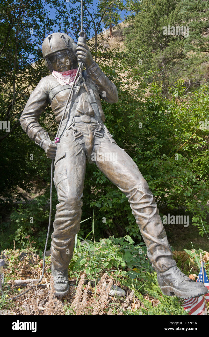 Cramer Fire Memorial, North Fork, Indianola, Salmon, Idaho, USA ...