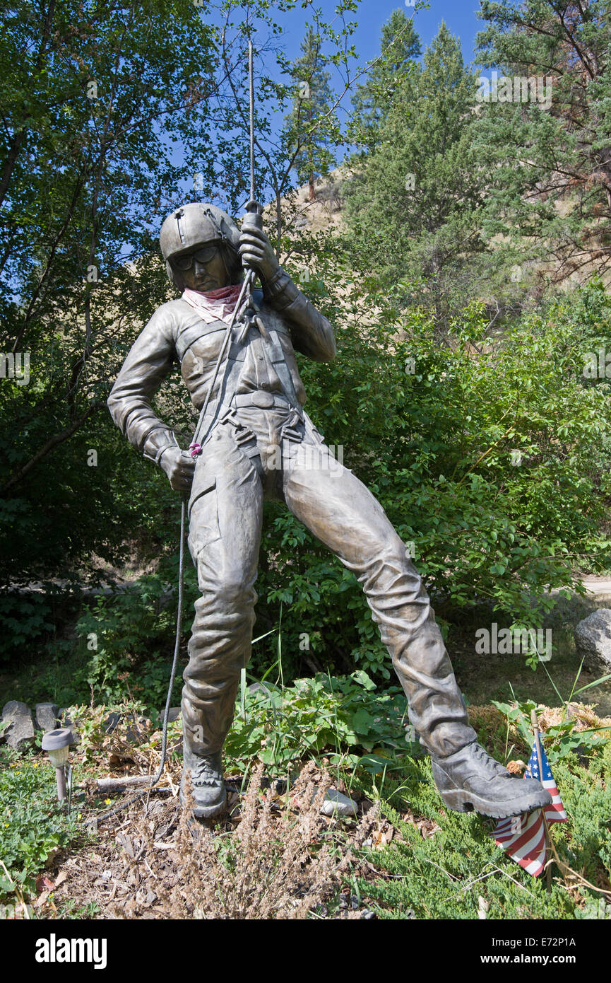 Cramer Fire Memorial, North Fork, Indianola, Salmon, Idaho, USA ...