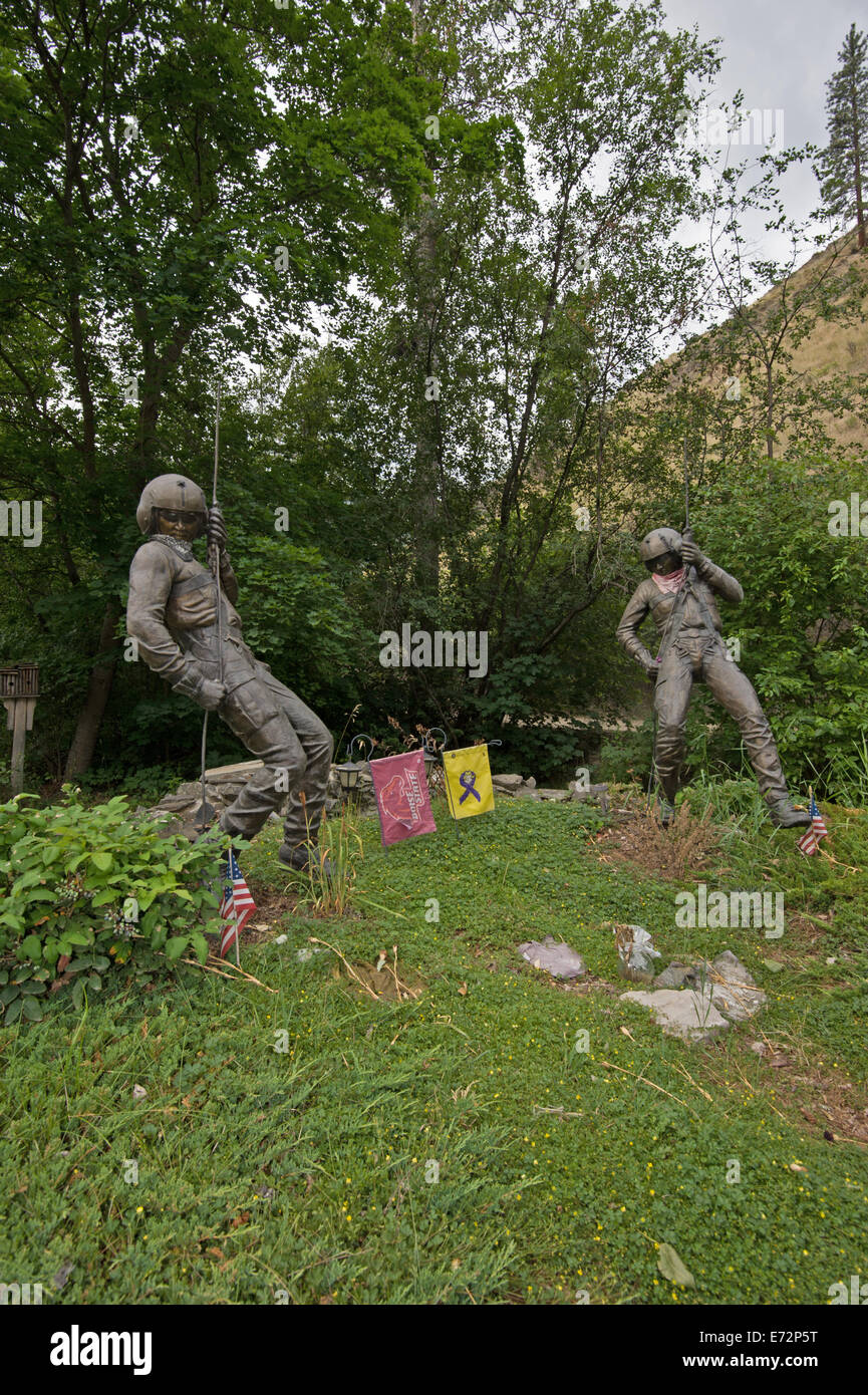 Cramer Fire Memorial, North Fork, Indianola, Salmon, Idaho, USA ...