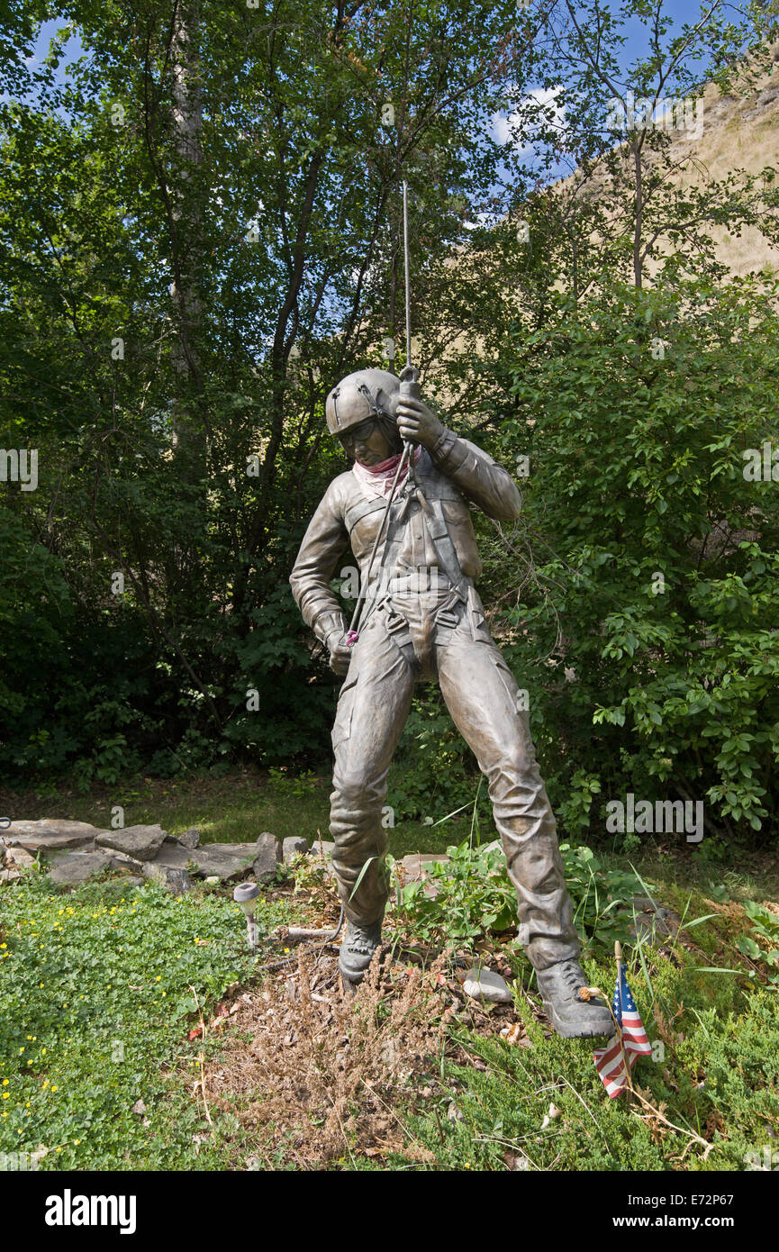 Cramer Fire Memorial, North Fork, Indianola, Salmon, Idaho, USA ...