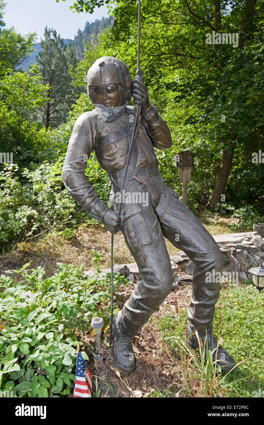 Cramer Fire Memorial, North Fork, Indianola, Salmon, Idaho, USA ...