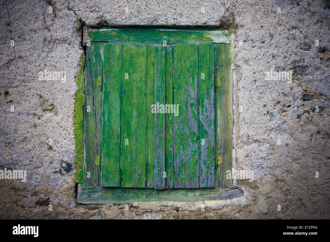 Vintage windows wood shutters hi-res stock photography and images - Alamy