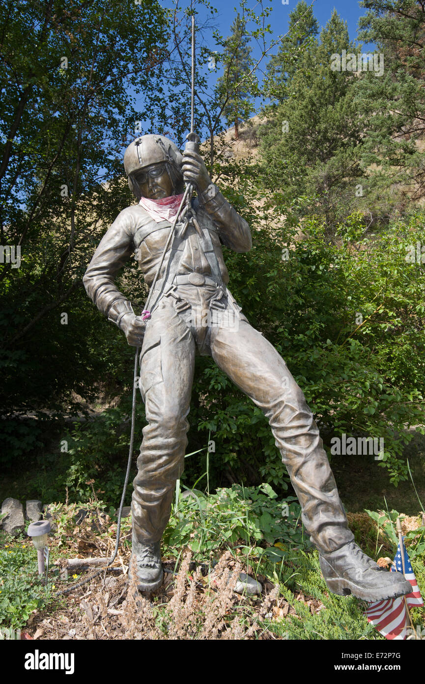 Cramer Fire Memorial, North Fork, Indianola, Salmon, Idaho, USA ...