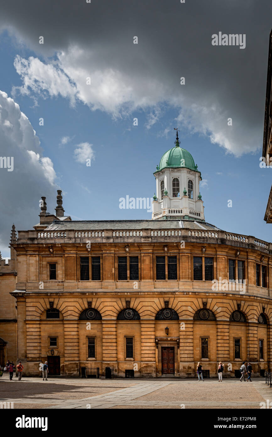 Sheldonian Theatre, located in Oxford, England, was built from 1664 to ...