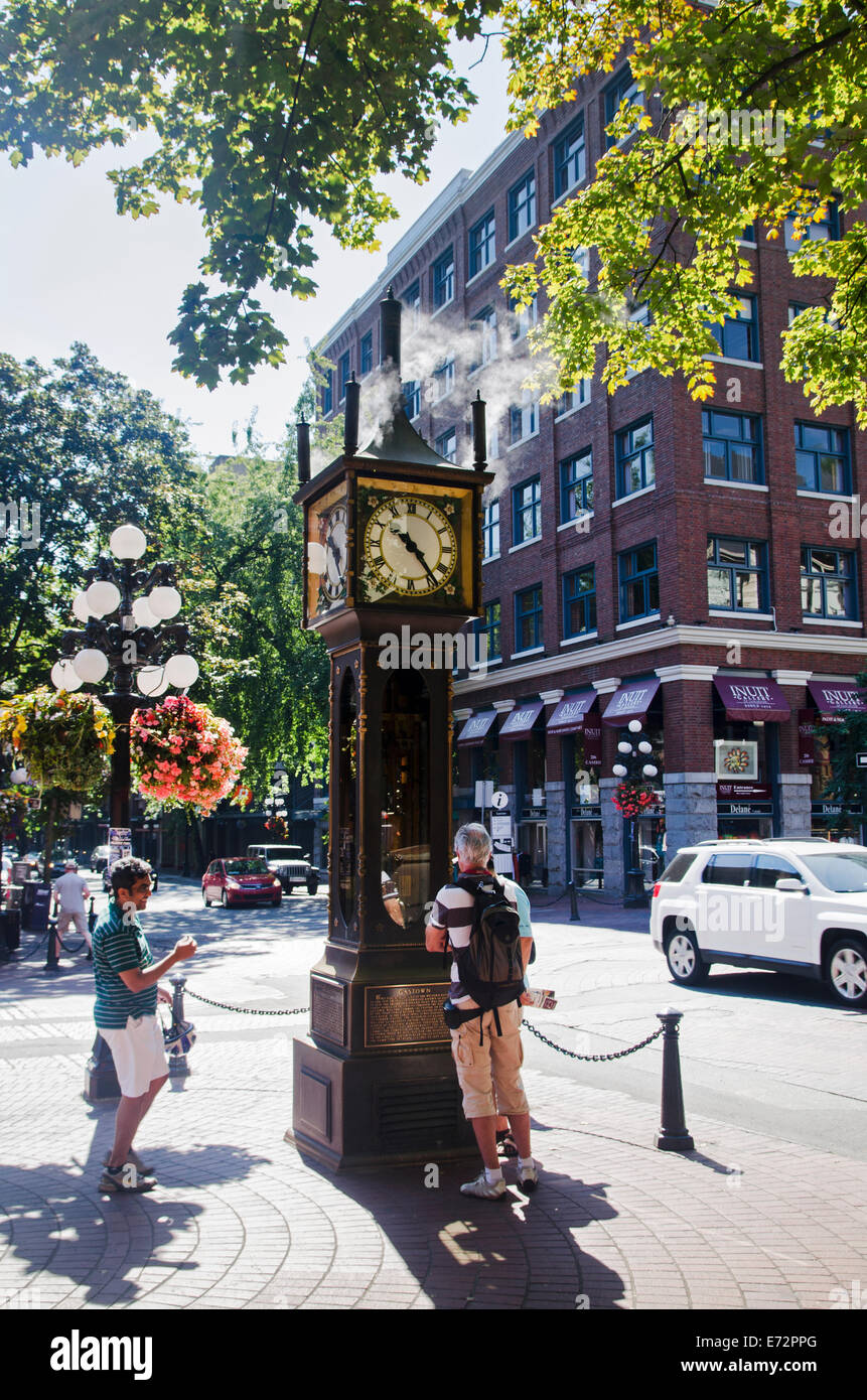 Vancouver steam clock, Gastown Stock Photo - Alamy