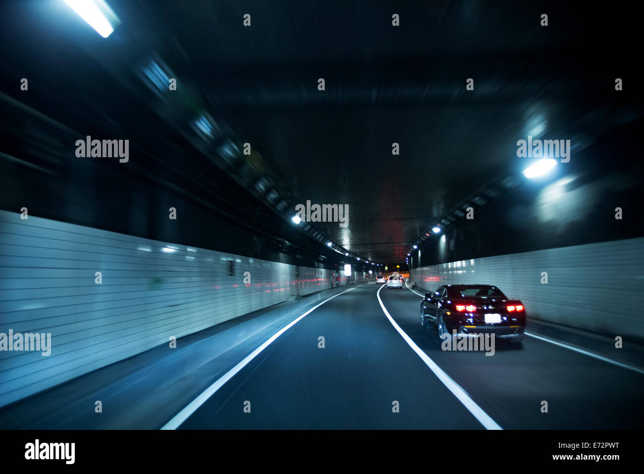 driving at night in Tokyo Stock Photo - Alamy