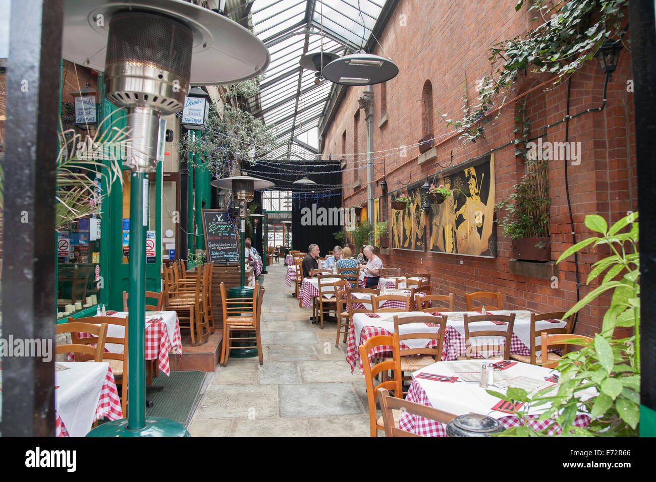 Dimitris Taverna and Restaurant, Manchester, England, UK Stock Photo ...