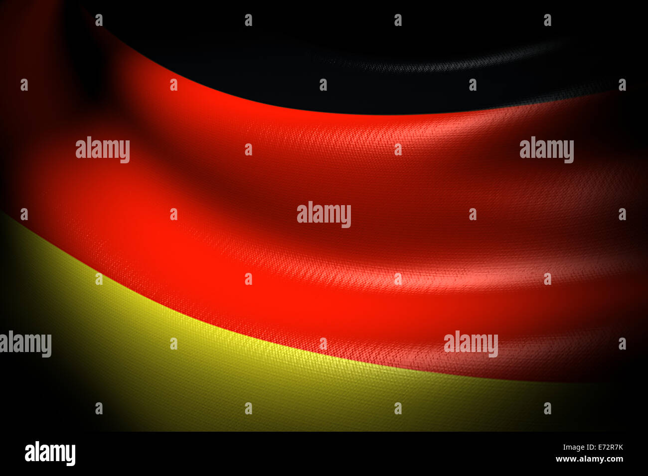 Flag of Germany in the dark with brightness spot Stock Photo - Alamy