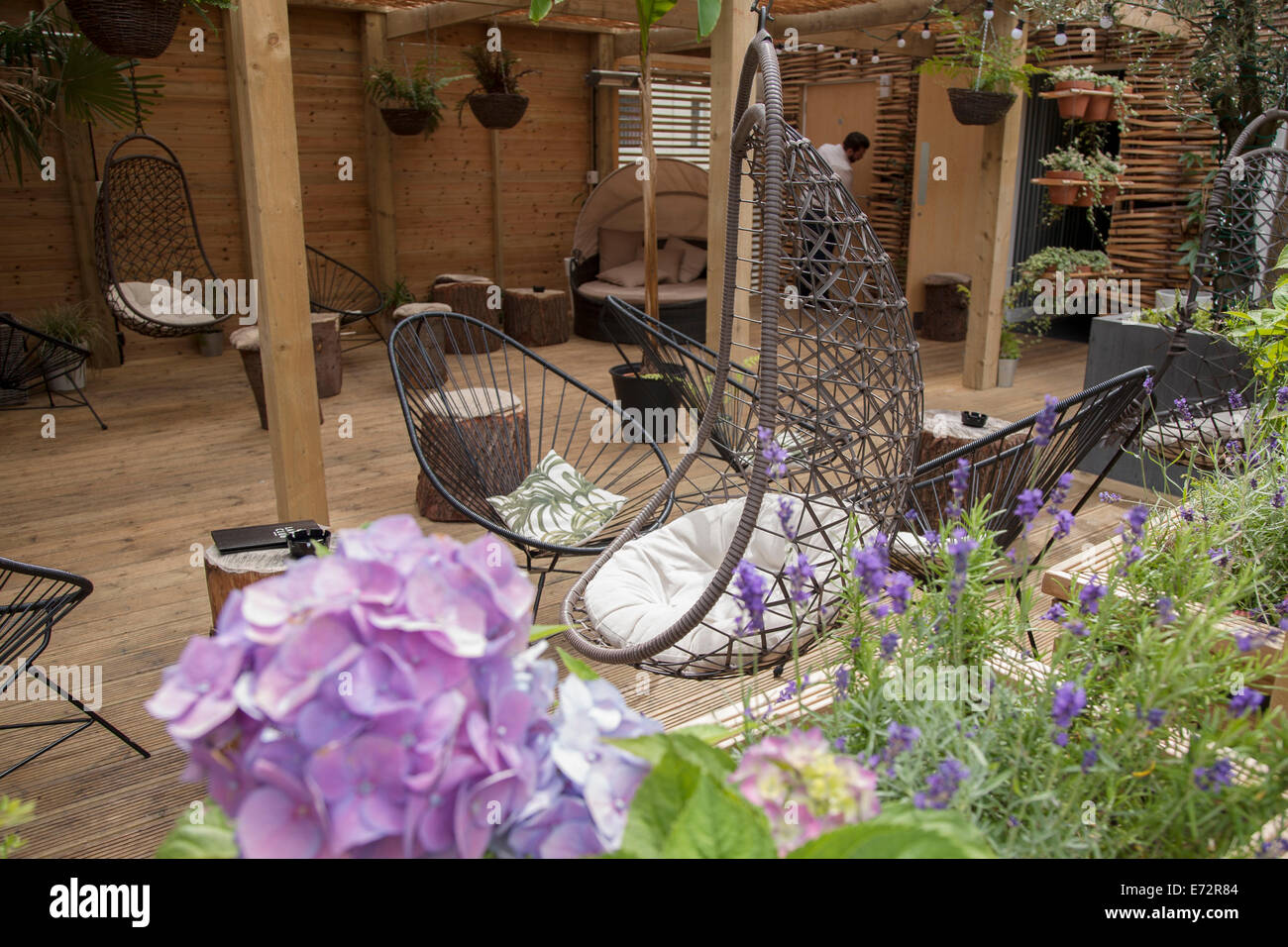 The Lawn Bar, Spinningfields, Manchester, England, UK Stock Photo - Alamy