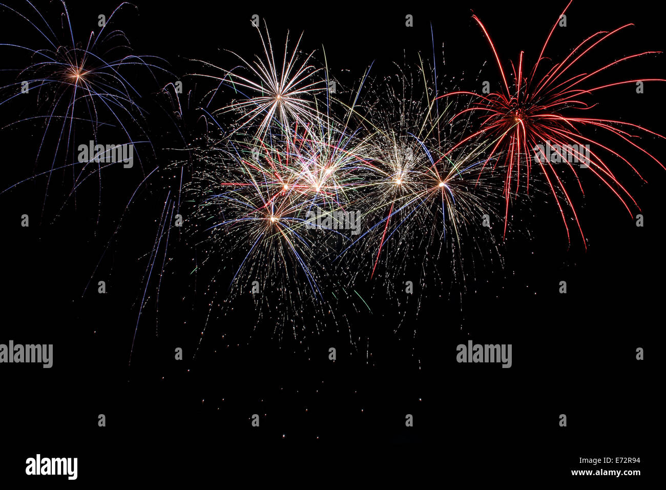 Bang Blue Fireworks High Resolution Stock Photography and Images - Alamy