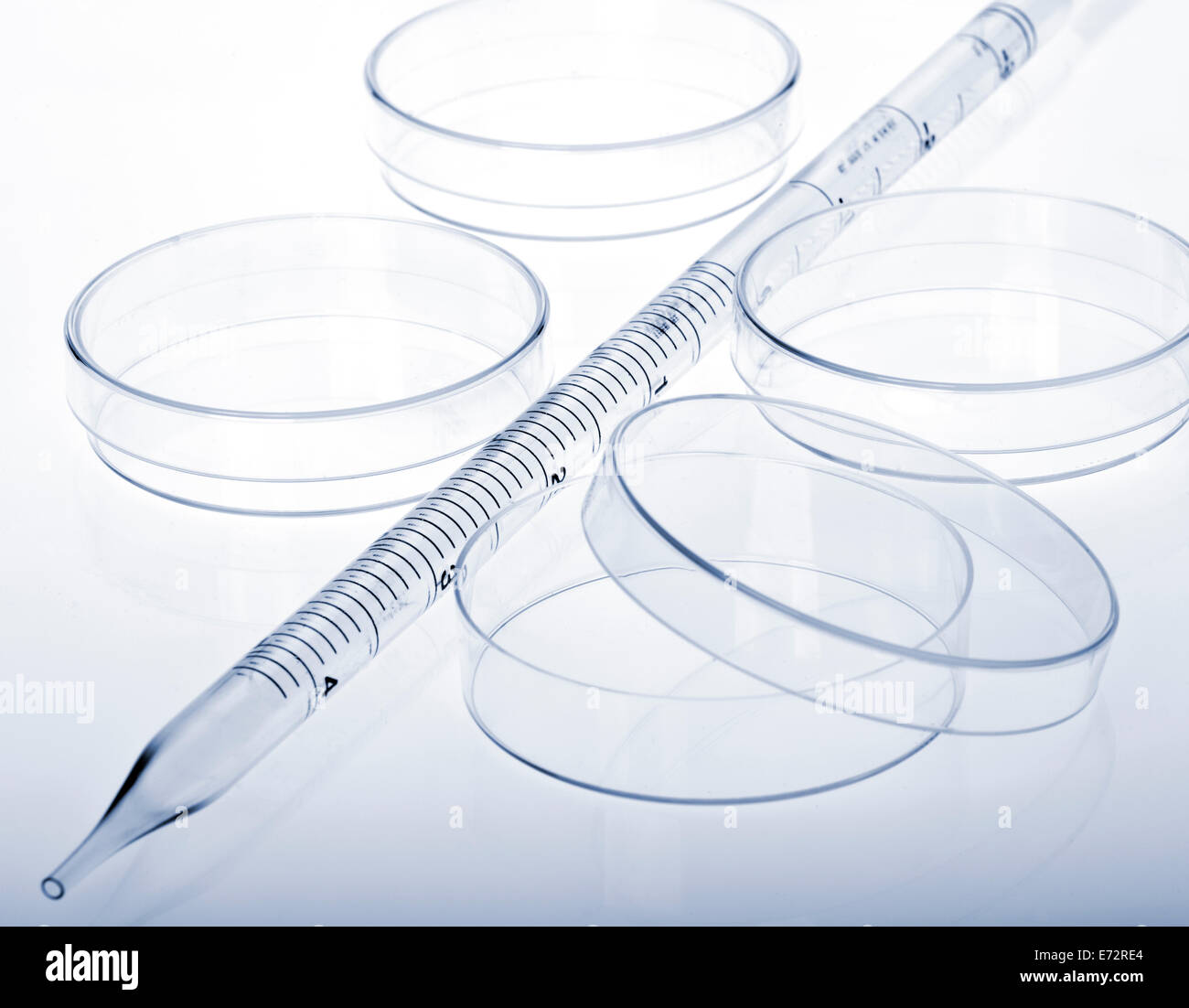 Pipette and empty test tubes Stock Photo - Alamy