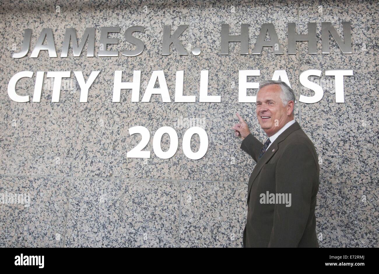 Los Angeles, California, USA. 4th Sep, 2014. James K. Hahn, the 40th ...