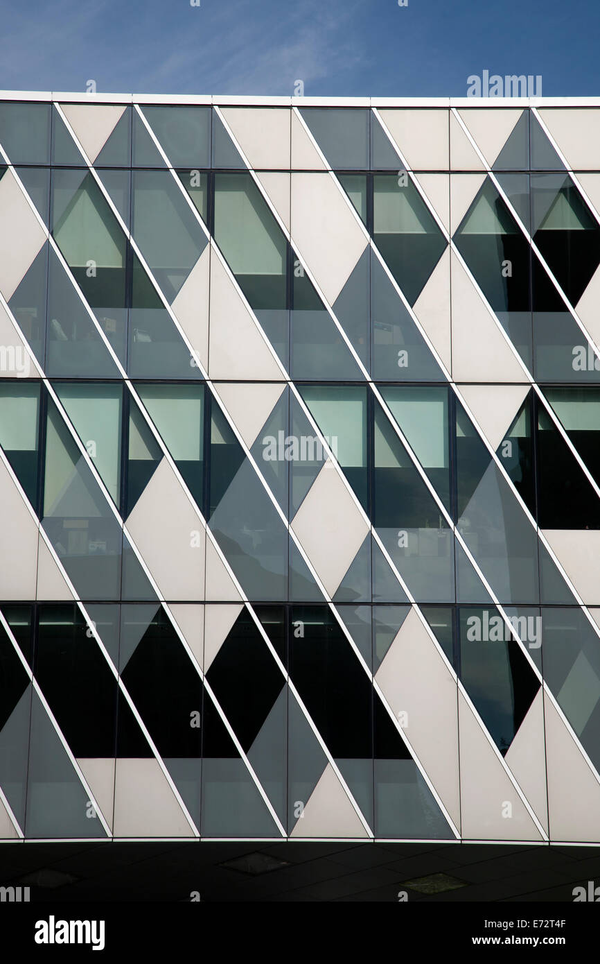 Modern Office Architecture on Deansgate Street, Spinningfields ...