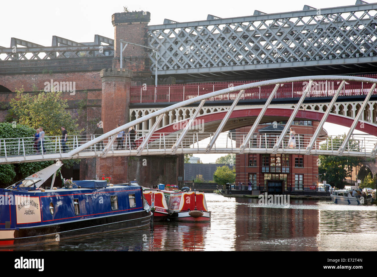Merchants bridge castlefield manchester uk hi-res stock photography and ...