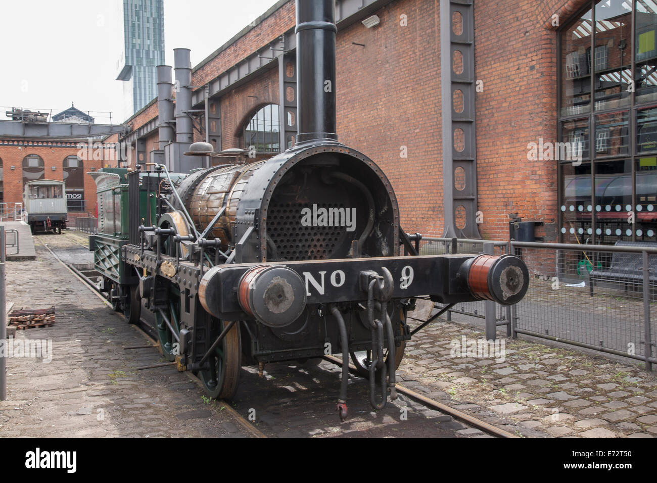 Number 9 Train Engine at MOSI - Museum of Science and Industry ...