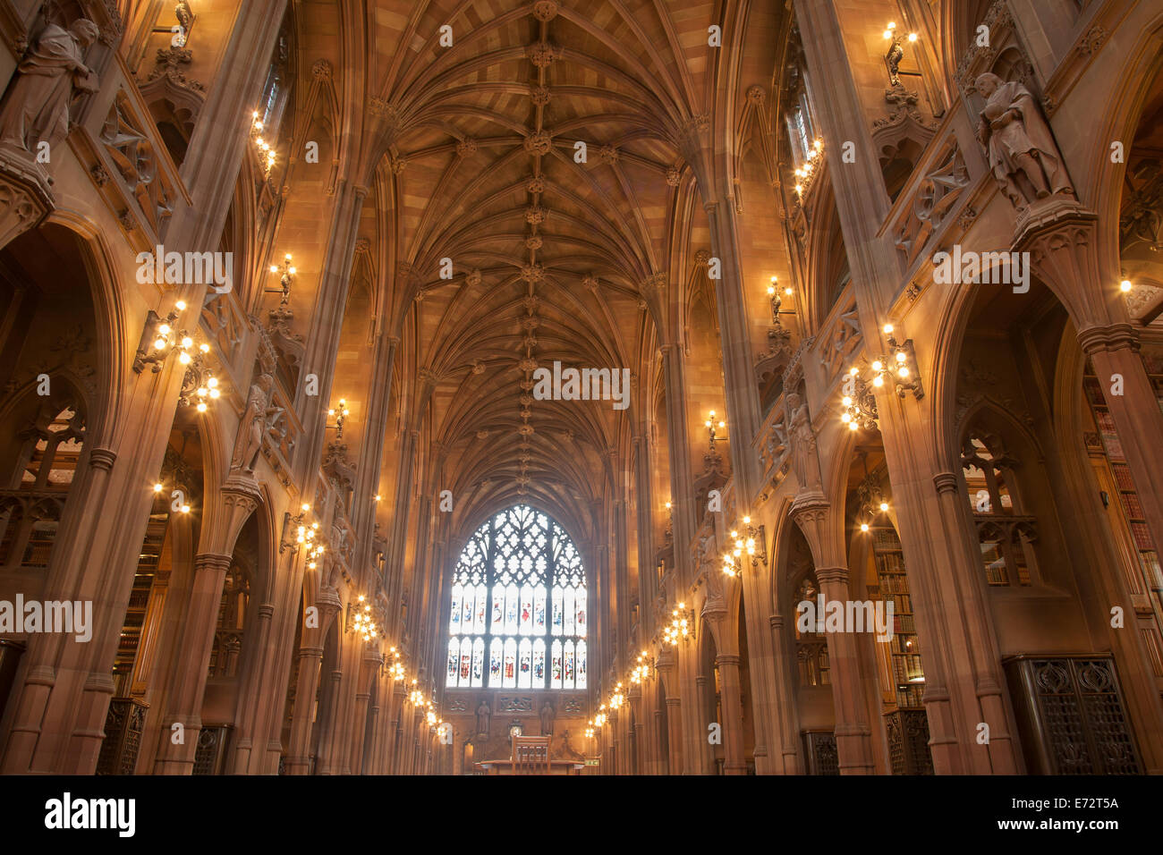 John rylands university library deansgate hi-res stock photography and ...