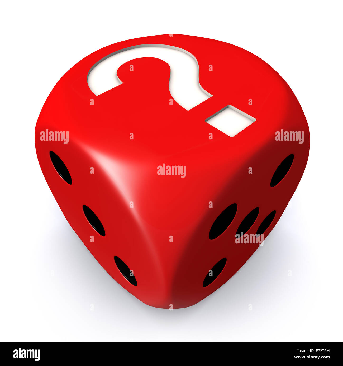 Dice question mark symbol isolated hi-res stock photography and images ...