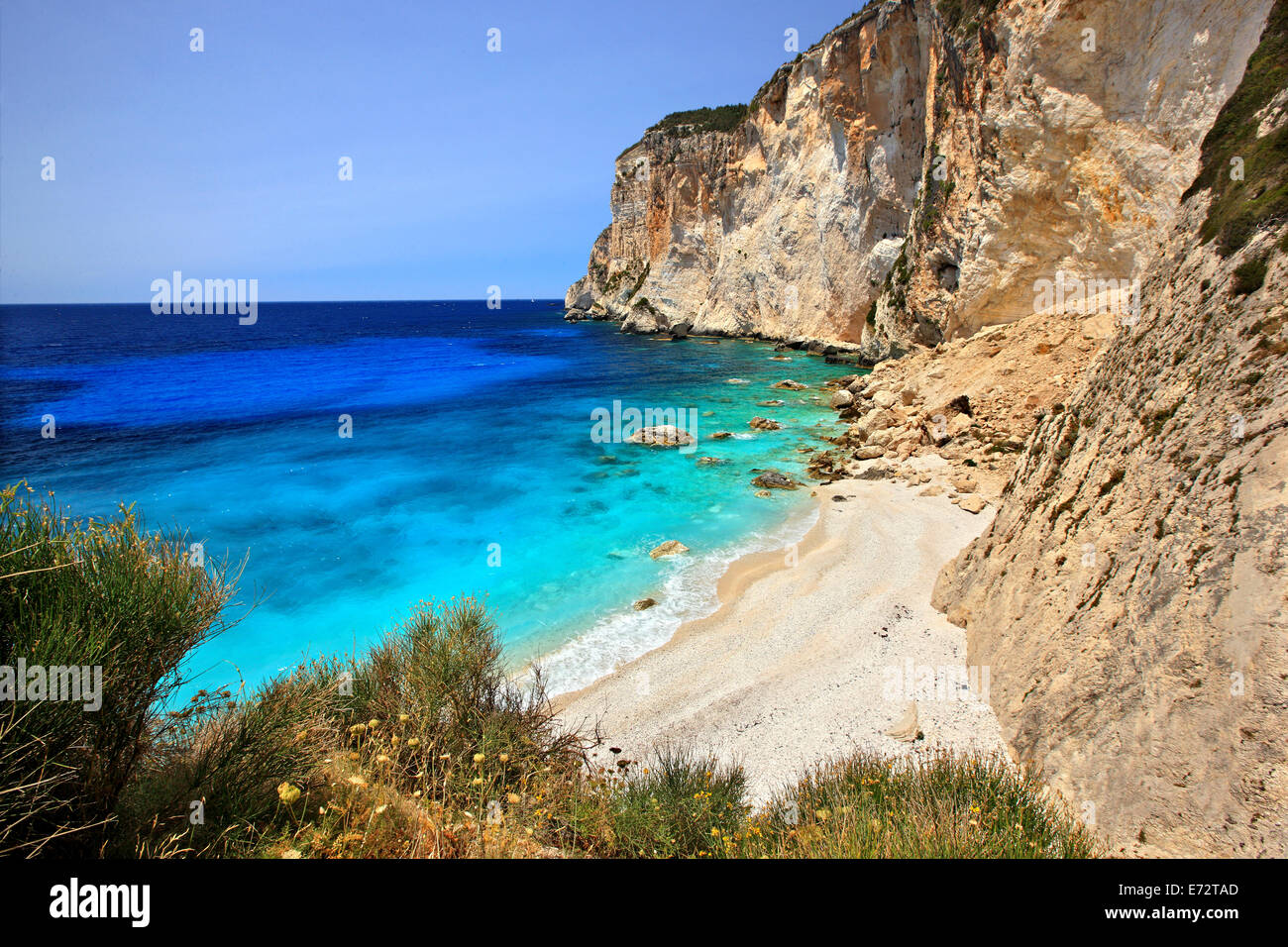 Erimitis beach, Paxos ("Paxi") island, Ionian Sea, Eptanisa ("Seven ...