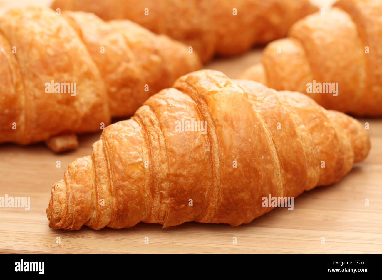Closeup shot fresh croissants hi-res stock photography and images - Alamy