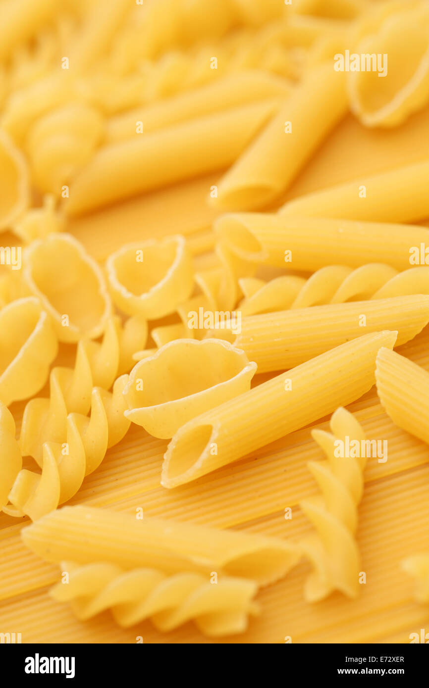 Closeup shot penne pasta hi-res stock photography and images - Alamy