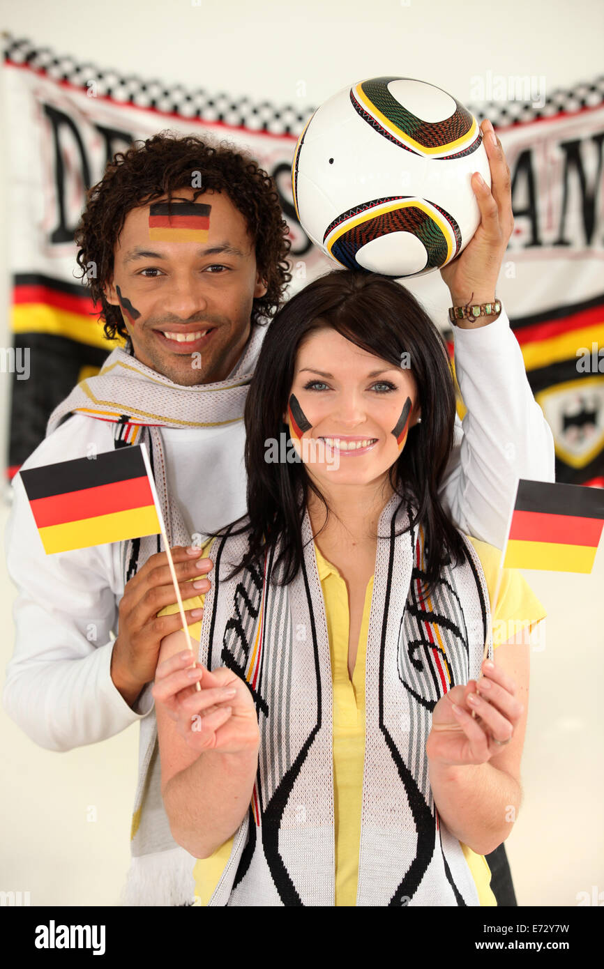 German football fans Stock Photo - Alamy