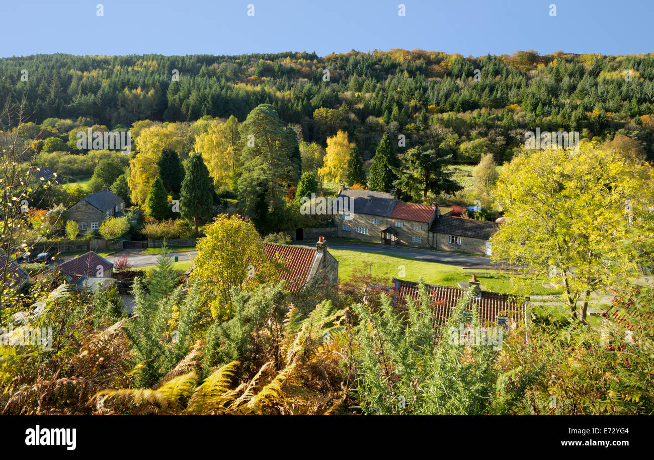 Beck Hole village in autumn Stock Photo - Alamy